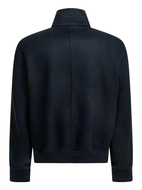 Brunello Cucinelli Hand-crafted Reversible Bomber Jacket - Blue