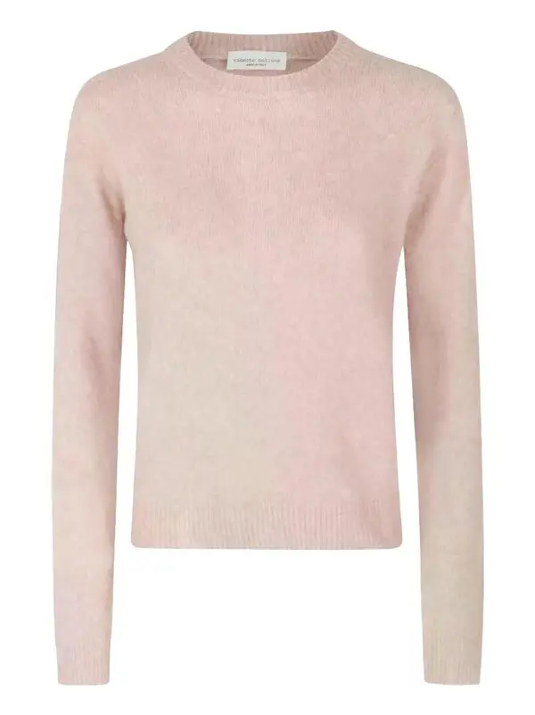ROBERTO COLLINA Fine Knit Crew Neck Sweater - Pink