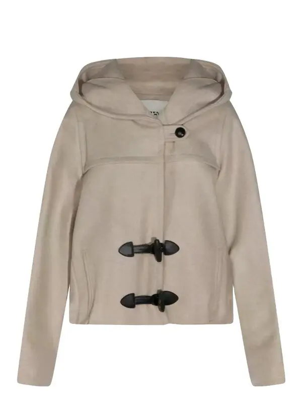 MARANT ETOILE Toggle-fastening Hooded Jacket - Neutrals