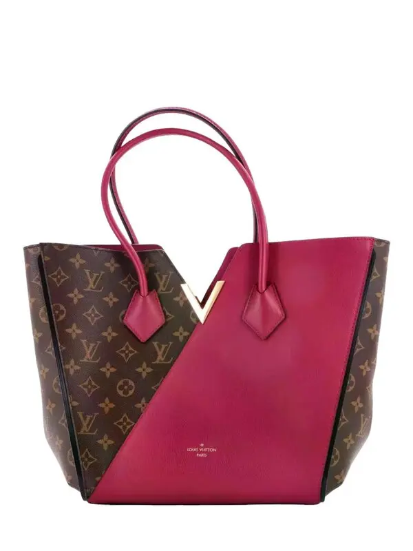 LOUIS VUITTON Monogram Canvas And Leather Mm Tote Bag - Brown