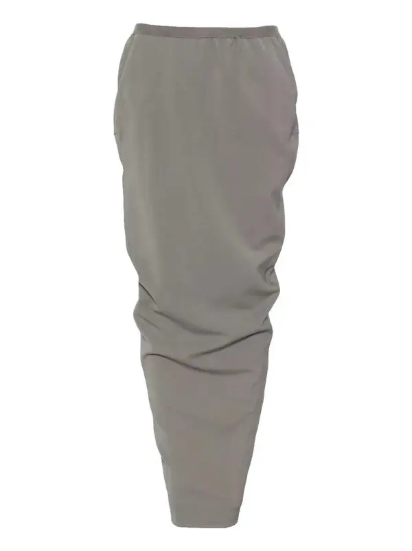 Rick Owens Soft Pillar Maxi Skirt - Grey