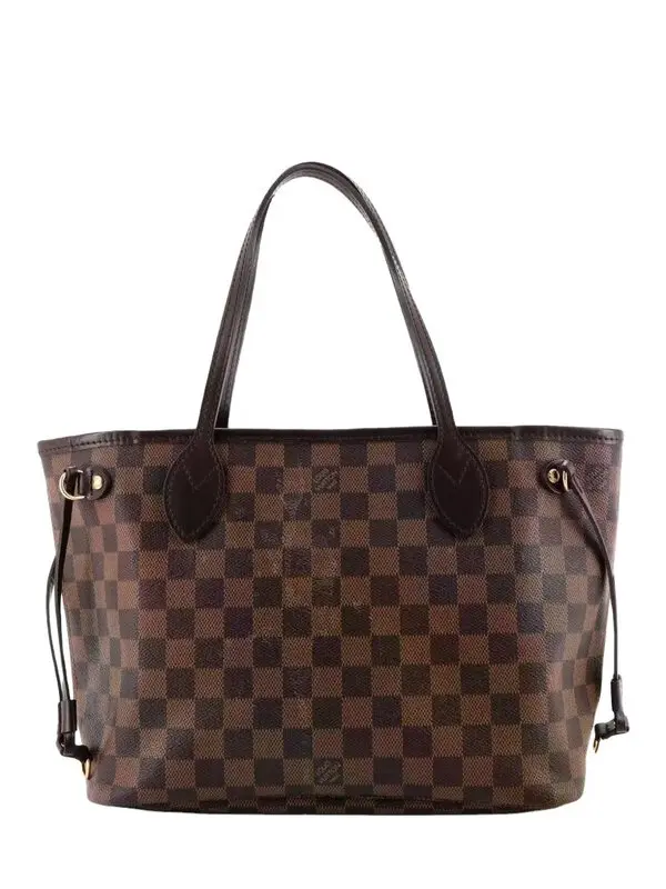 LOUIS VUITTON Damier Pm Tote Bag - Brown