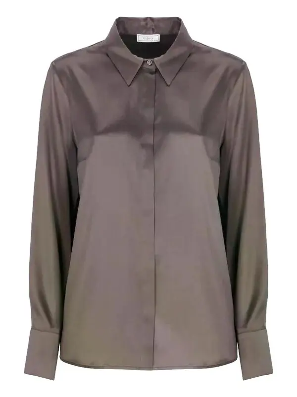 Peserico Long-sleeve Shirt - Brown