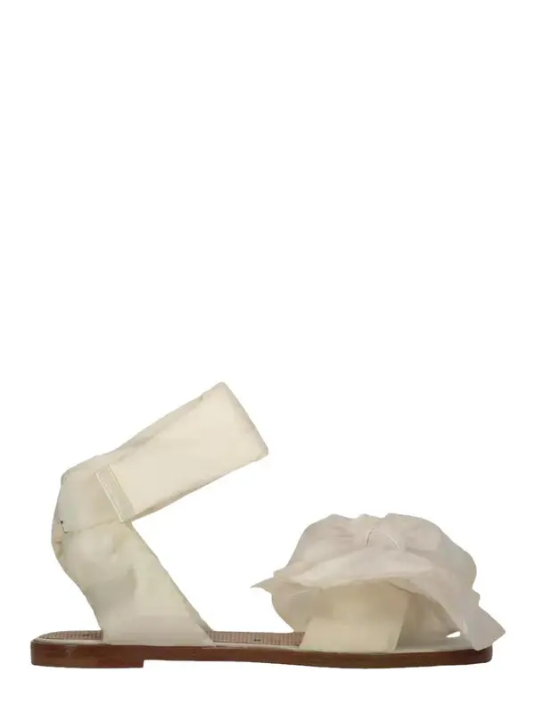 Red Valentino Bow Detailing Touch-strap Sandals - Neutrals