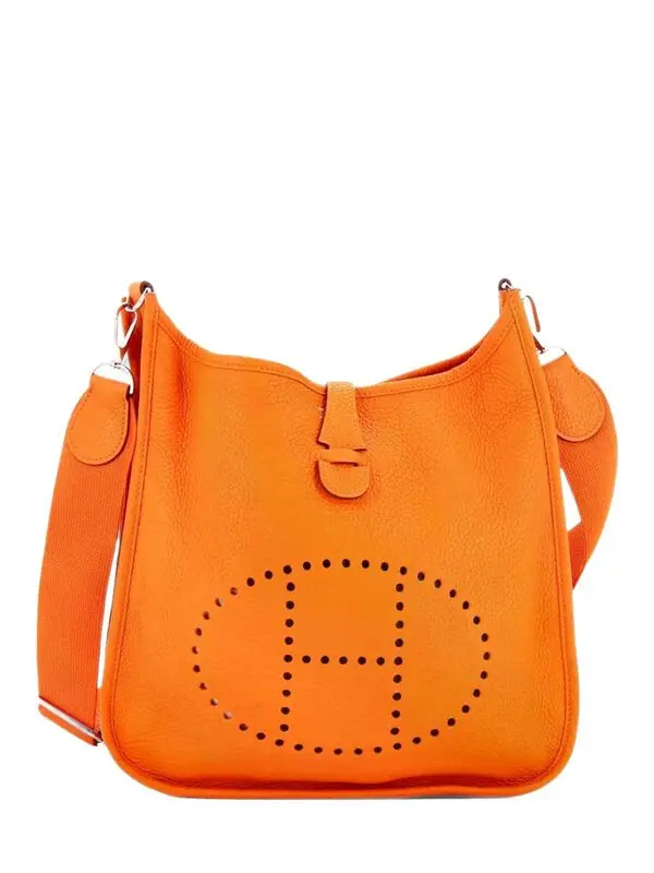 Hermès Evelyne Bag Gen Iii Clemence Pm Crossbody Bag - Orange