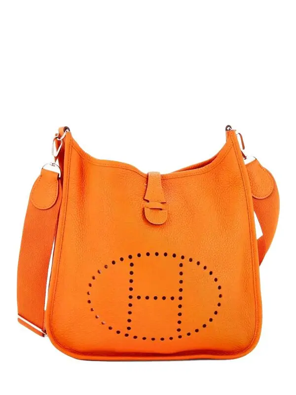 Hermès Evelyne Bag Gen Iii Clemence Pm Crossbody Bag - Orange