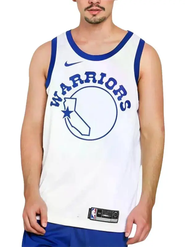 Nike Golden State Warriors Association Edition Swingman T-shirt - White