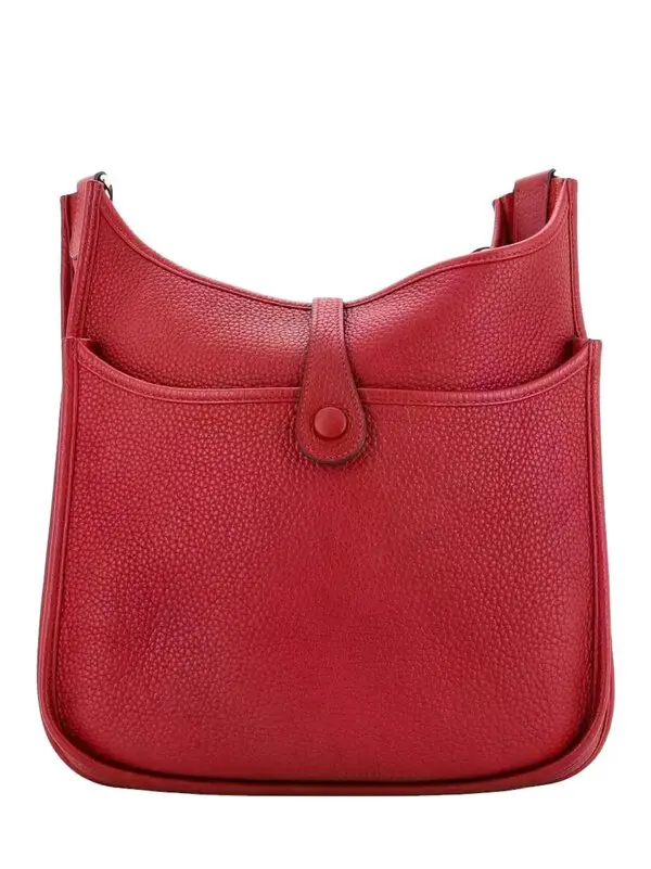 Hermès Evelyne Bag Gen Iii Clemence Pm Crossbody Bag - Red