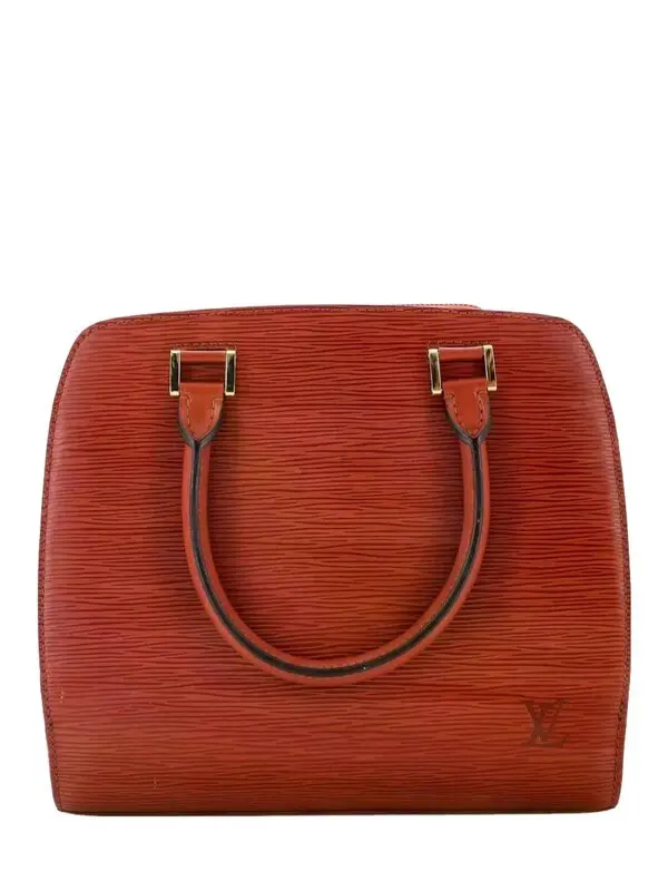 LOUIS VUITTON Pont Neuf Handbag Epi Leather Pm Satchel - Brown