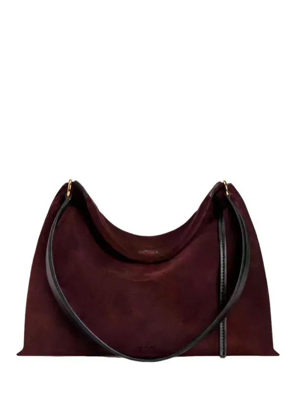 WANDLER Penelope Suede Shoulder Bag - Red