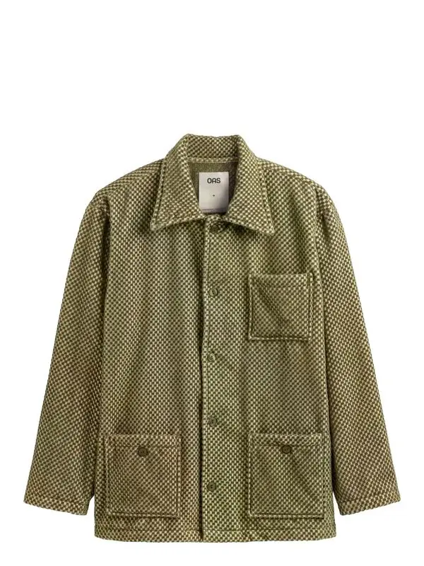 OAS Company Poblano Dandy Checkered Jacket - Green