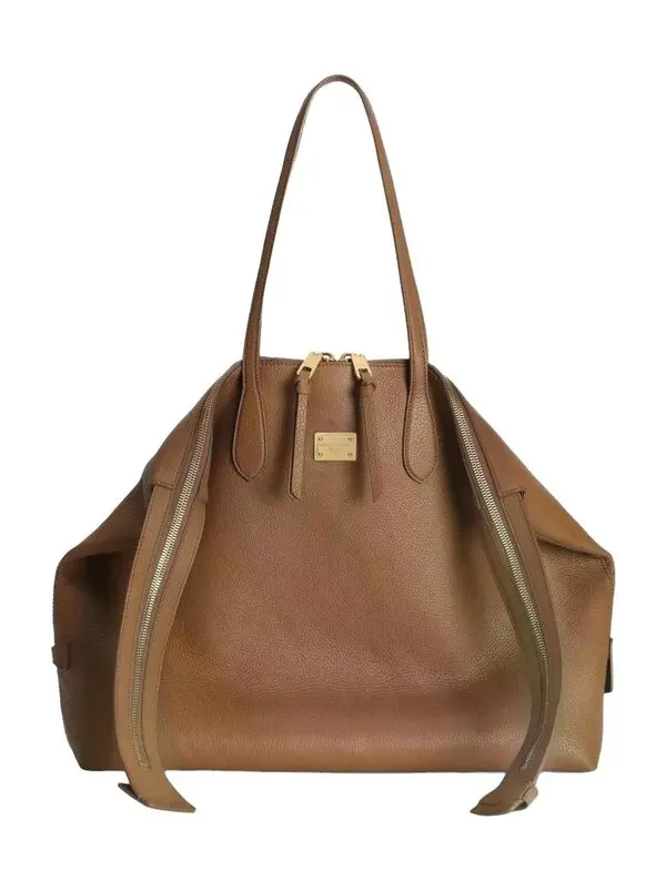 Dolce & Gabbana Vittoria Shoulder Bag In Calfskin - Neutrals