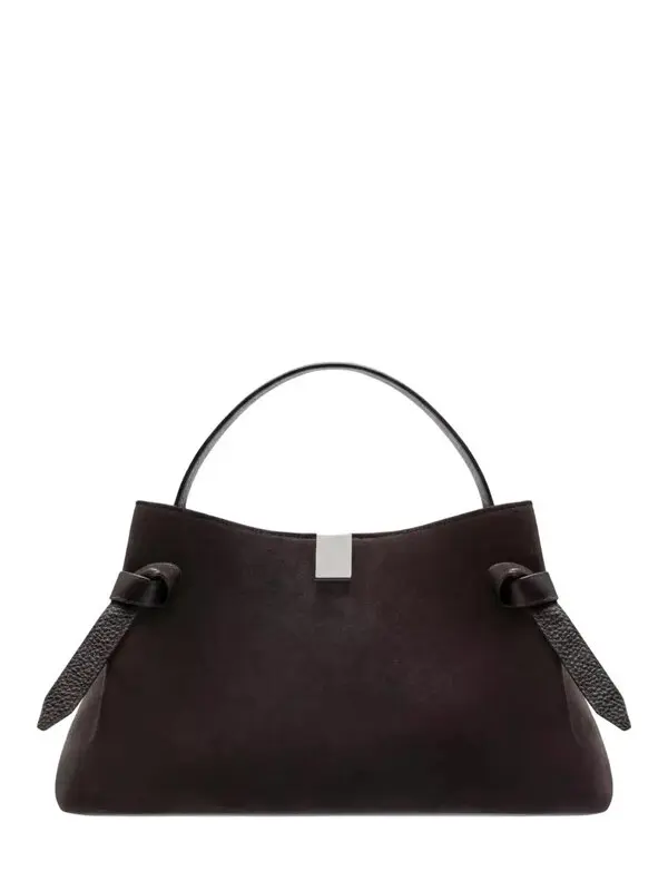 Yuzefi Gyoza Knot-detail Tote Bag - Brown