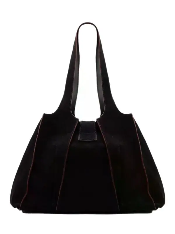 Roberto Festa Eloise Large Suede Tote Bag - Black