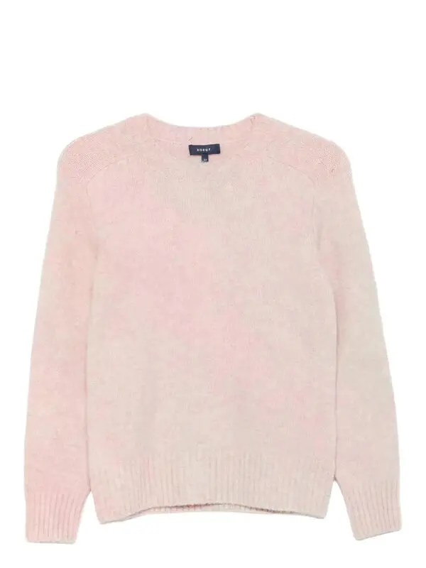 Soeur Ribbed-trim Sweater - Pink