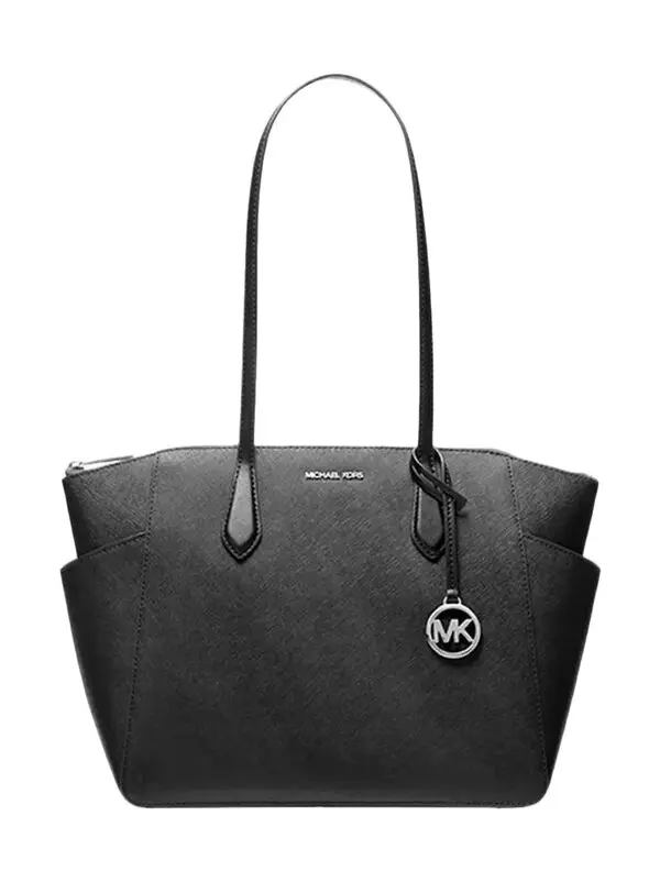 Michael Kors Marilyn Medium Saffiano Leather Tote Bag - Black