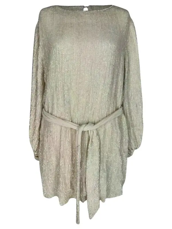 Retrofete Grace Sequined Dress - Neutrals