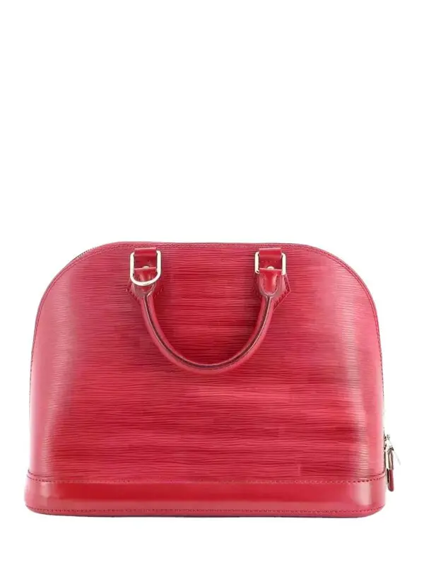 LOUIS VUITTON Alma Handbag Epi Leather Pm Satchel - Pink