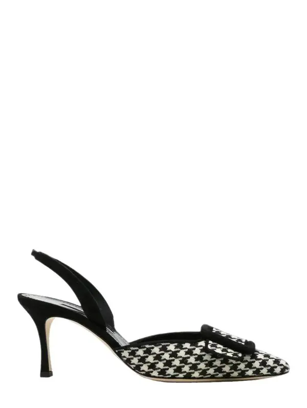 Manolo Blahnik Maysli Bi Pumps - White