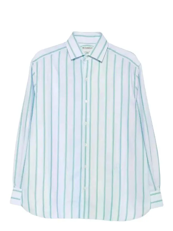 JW Anderson Striped Long-sleeve Shirt - Blue