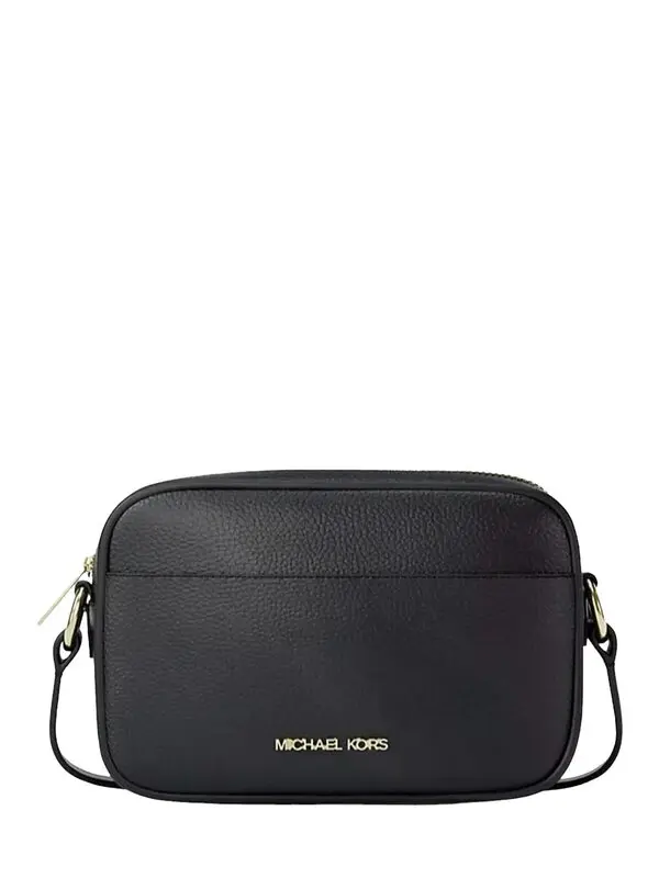 Michael Kors Jet Set Small Signature Logo Camera Crossbody Bag - Black