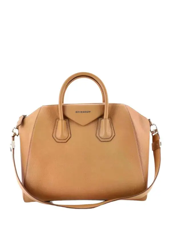 Givenchy Antigona Bag Leather Medium Satchel - Neutrals
