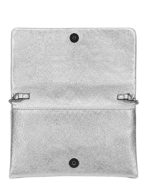POCHE PARIS Torba Chain-link Clutch - Silver
