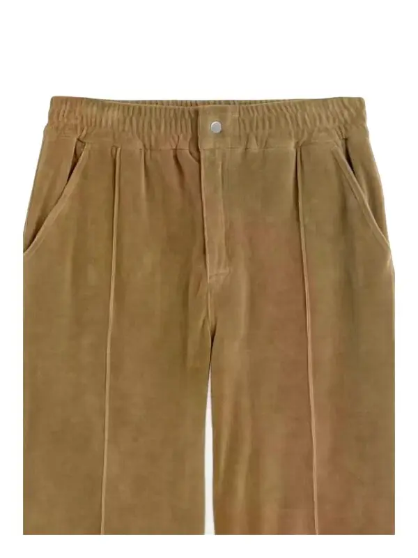 OAS Company Pintuck Detail Wide Leg Trousers - Brown