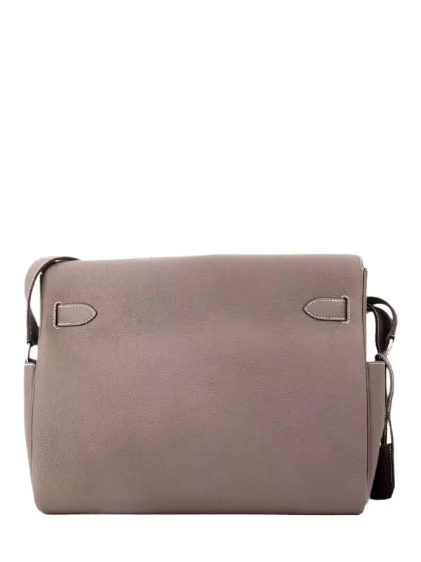 Hermès Kelly Messenger Bag Togo Gm Crossbody Bag - Grey