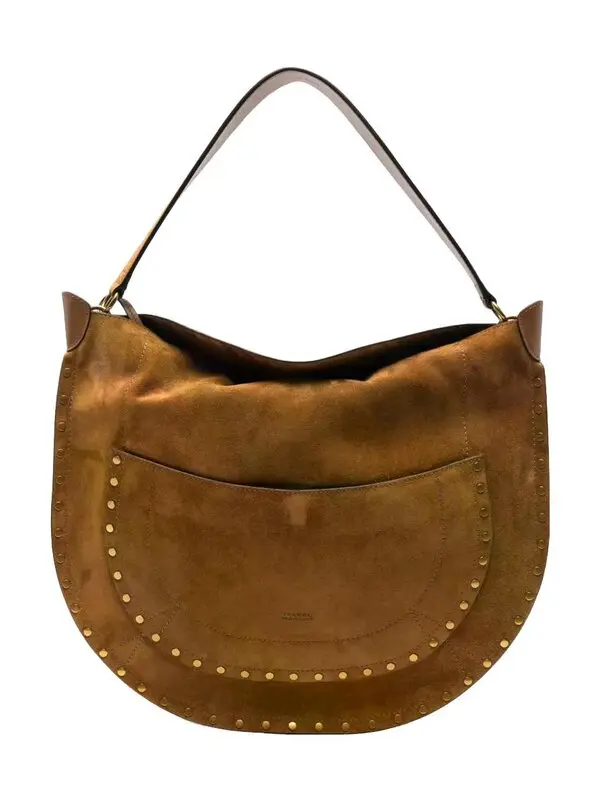 Isabel Marant Étoile Studded Shoulder Bag - Brown