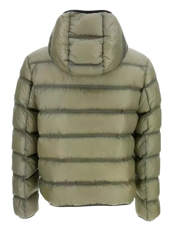 Moncler Logo Patch Hooded Jacket - Green