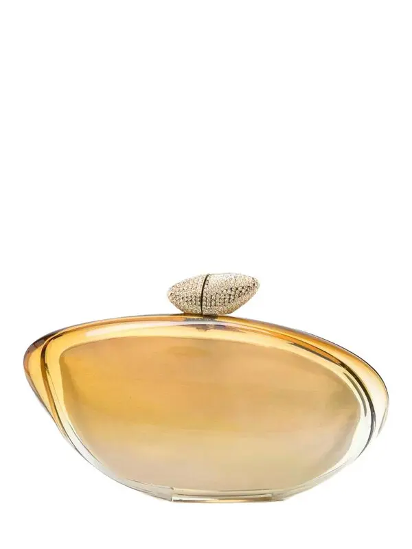 Benedetta Bruzziches Armonia Crystal-embellished Shoulder Bag - Gold