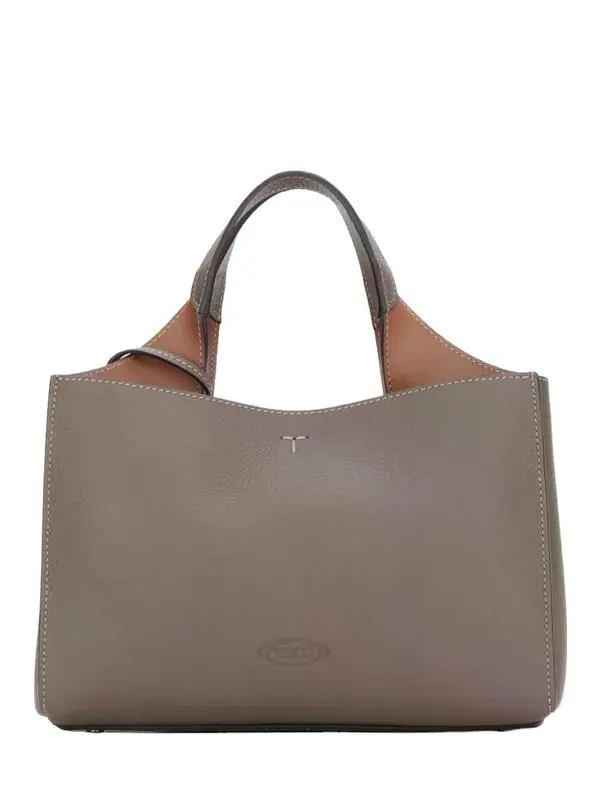 TOD'S T Timeless Tote Bag - Grey