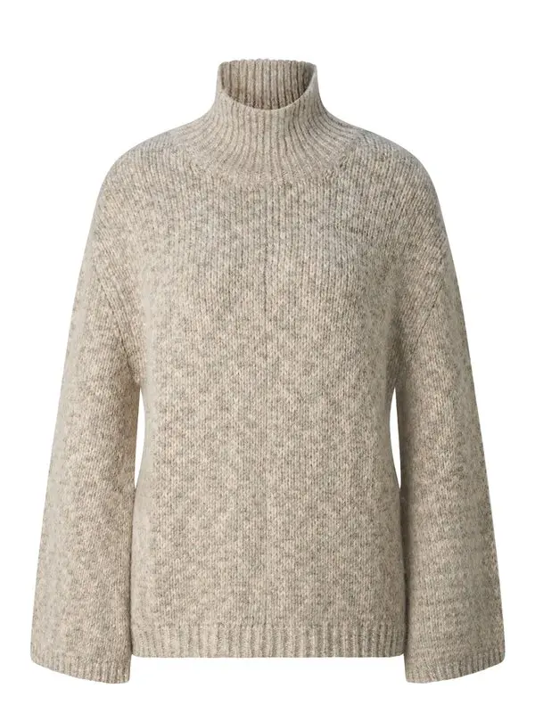 Bogner Svoni Alpaca-mix Pullover - Off-white/gray