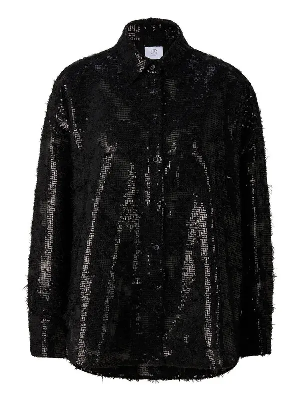 Bogner Florence Sequin Shirt Blouse - Black