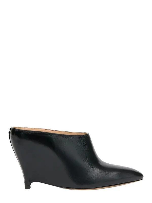 MAISON MARGIELA Heelless Wedge Mules - Black