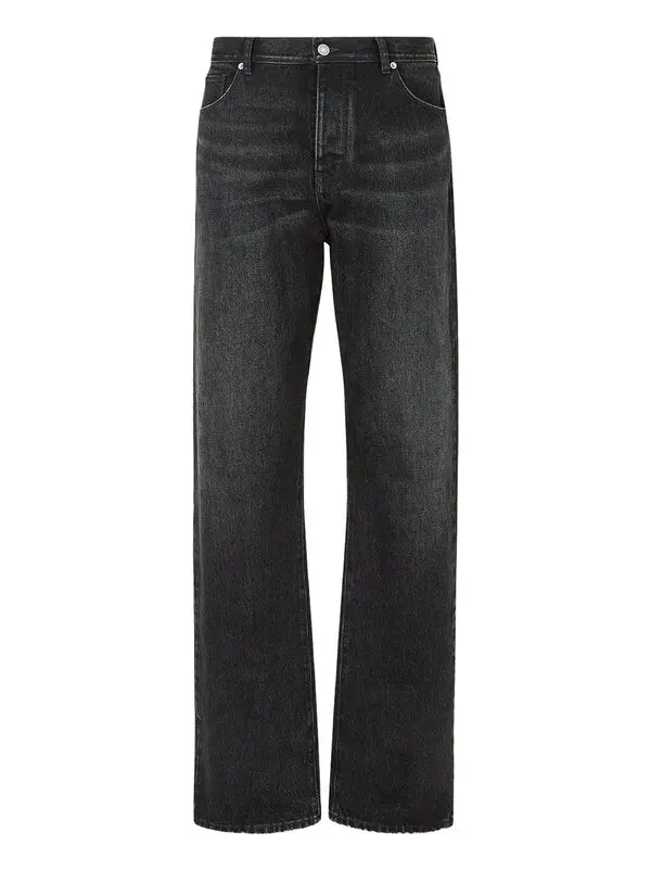 Fendi Long Jeans - Black
