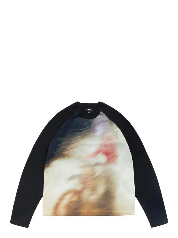 StÜssy Splash Long Sleeve Tee - Black