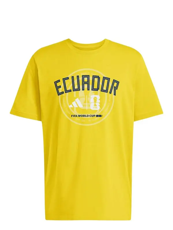 Adidas Fifa World Cup 26 Qualifier Tee /soccr-wce-46u - Yellow