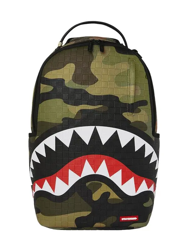 SPRAYGROUND Camo Shark Backpack - Multicolor