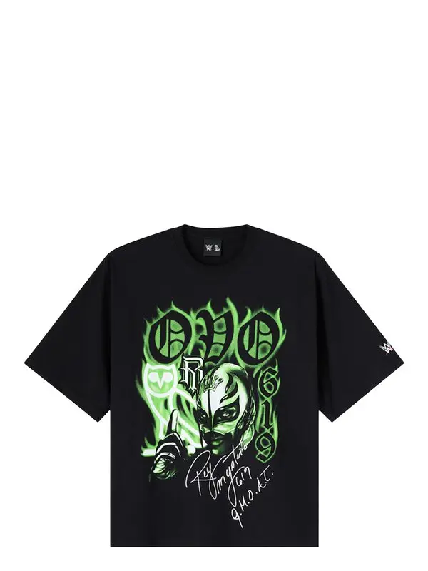 OVO X Wwe Rey Mysterio Graphic T-shirt - Black