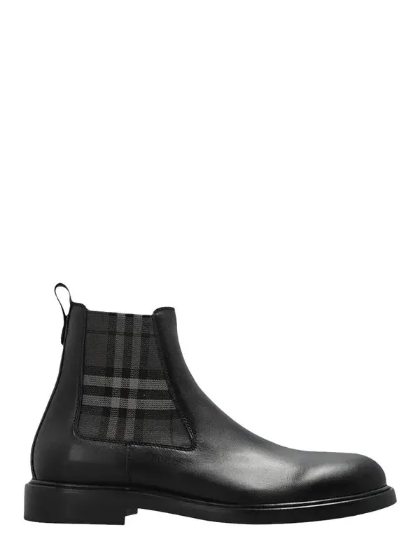 Burberry Pembroke Chelsea Boots - Black