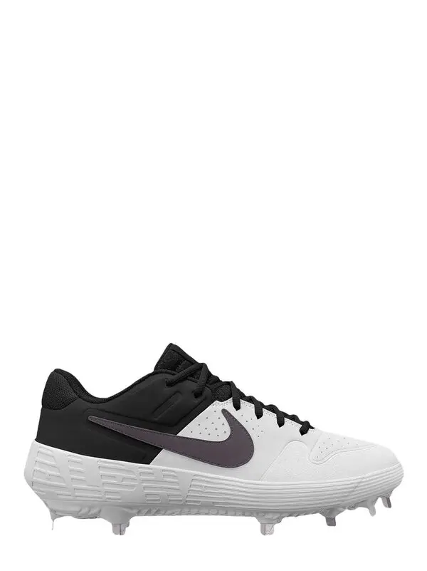 Nike Alpha Huarache Varsity Low Athletic Cleats - White