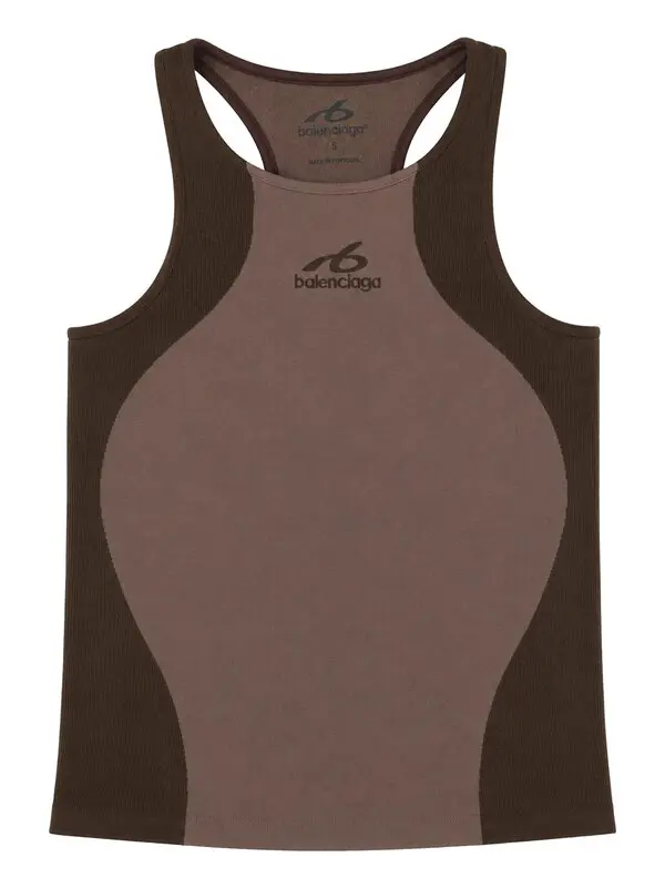Balenciaga Seamless Techwear Tank Top - Brown