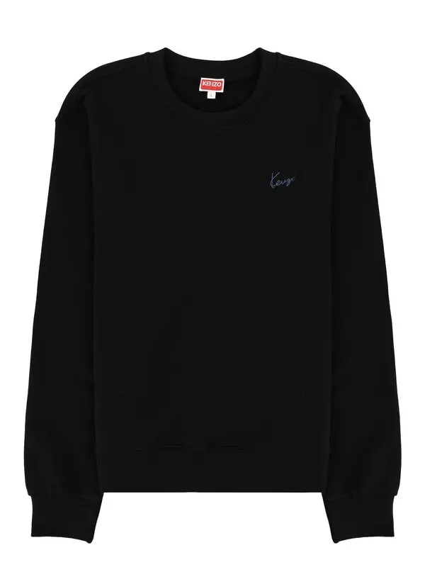 Kenzo Felpa Con Logo - Black