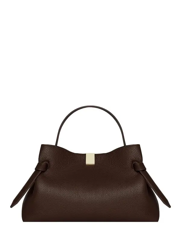 Yuzefi Borsa "gyoza" In Pelle - Brown