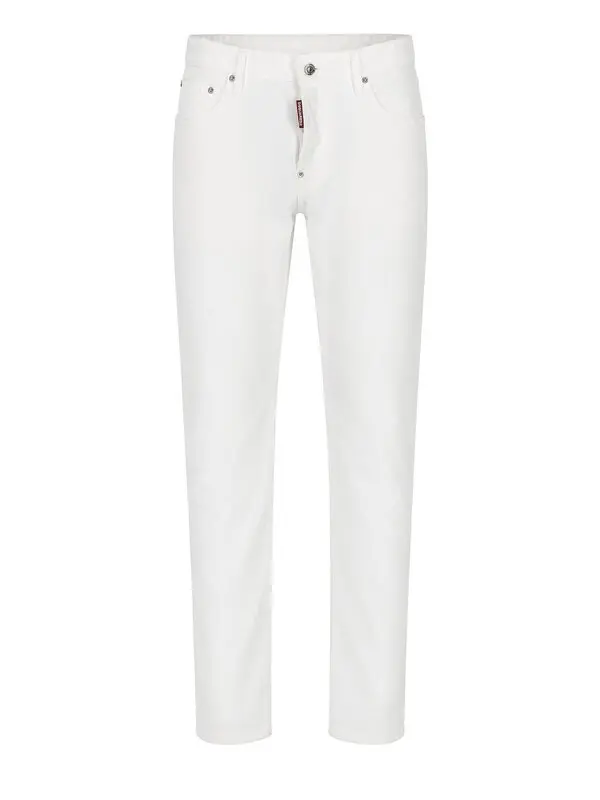 Dsquared2 Cotton Denim Jeans - White