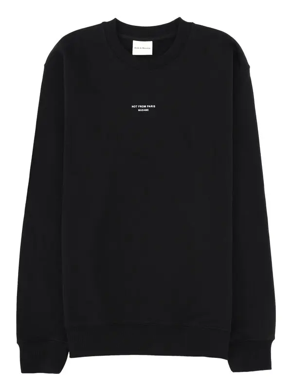 Drole De Monsieur Felpa "slogan - Black