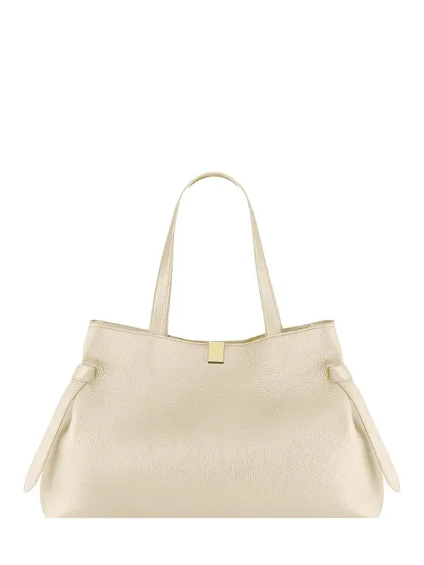 Yuzefi Borsa Tote "gyoza" In Pelle - Brown