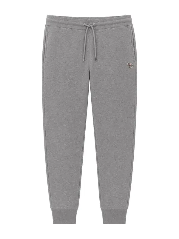 Paul Smith Pantalone Jogger Con Patch Zebra - Grey